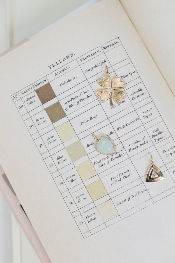 Yellow Gold Diamond Trilliant Triangle Pendant – RACHEL LYNN CHICAGO