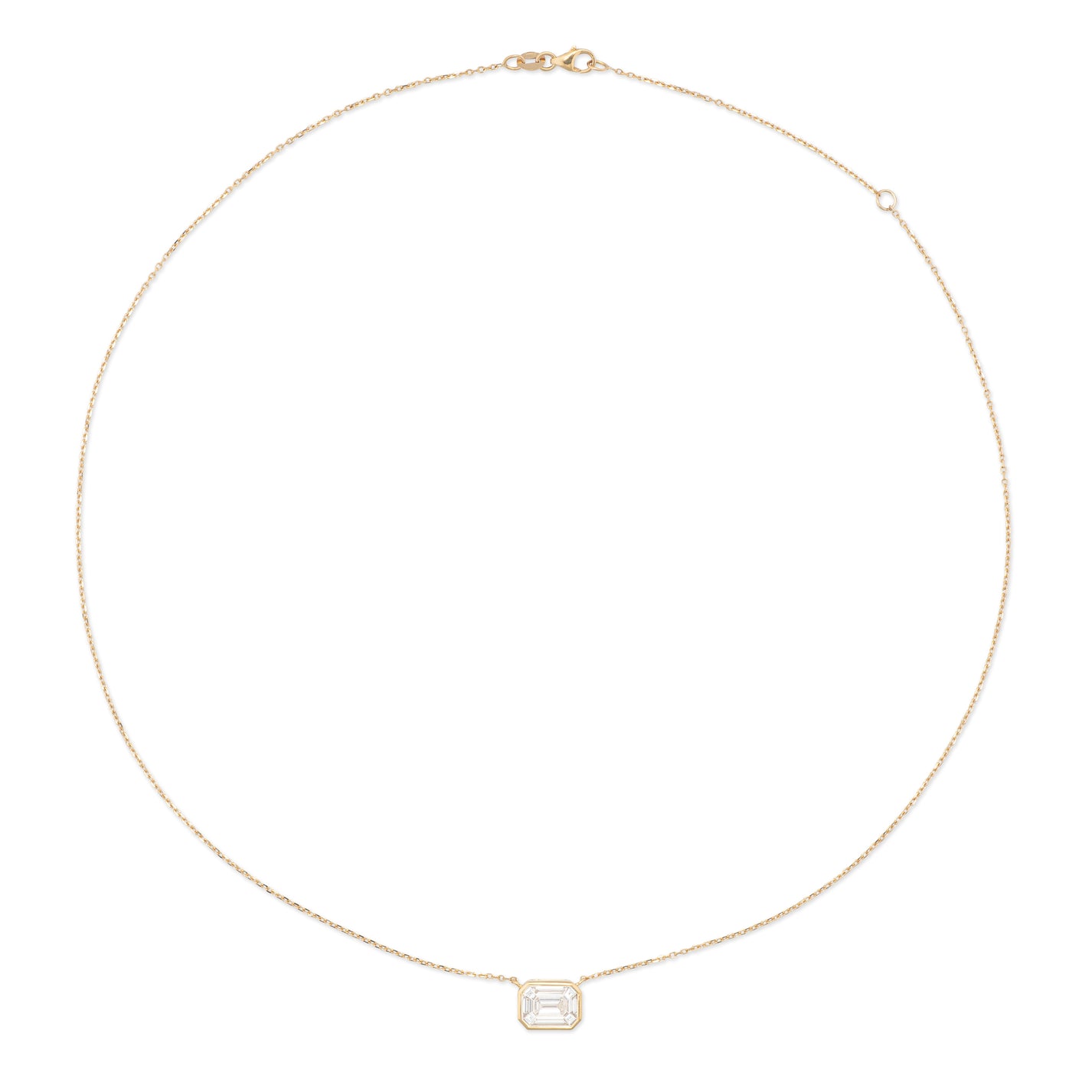 18 Karat Gold Mosaic Diamond Curb Chain Necklace – RACHEL LYNN CHICAGO